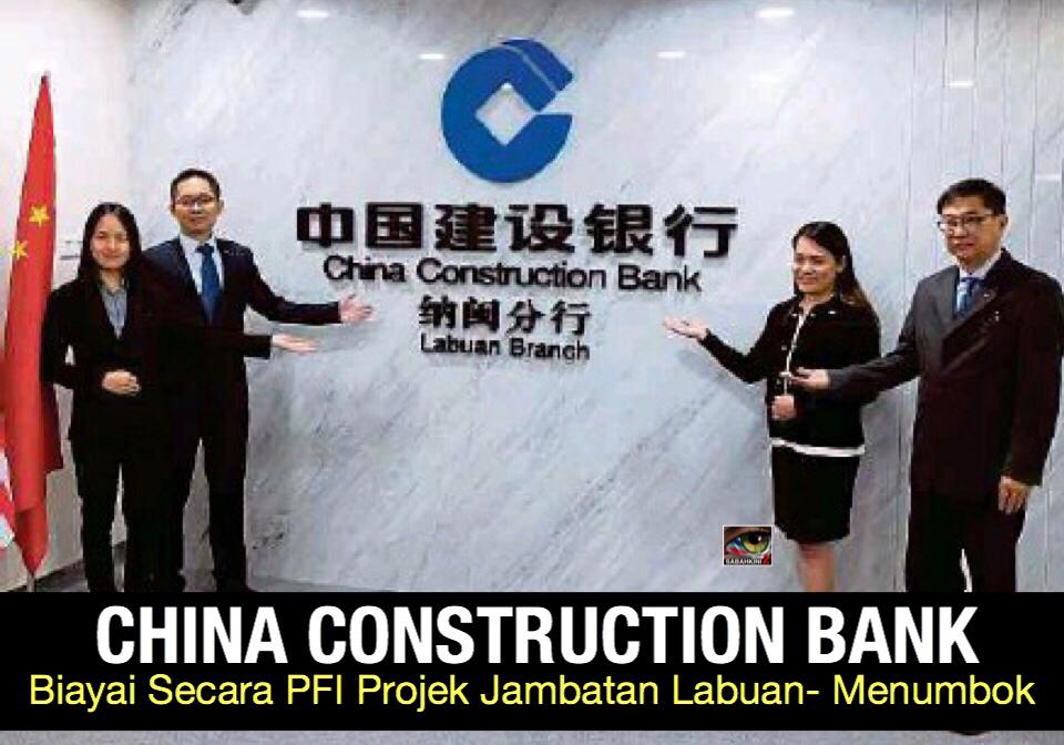 Kini Bank China, CCB biayai secara PFI projek jambatan Labuan-Menumbok