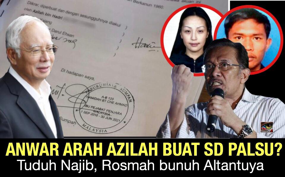 Siapa dalang di belakang SD Azilah? Pegawai Penjara, VVIP Anwar atau....?
